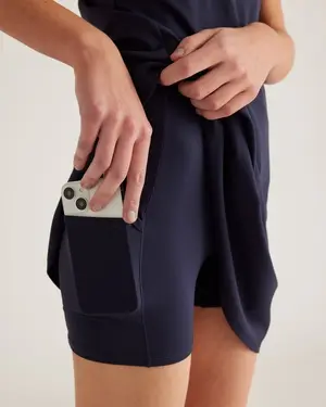 Quince Ultra-form Active Dress - Deep Navy