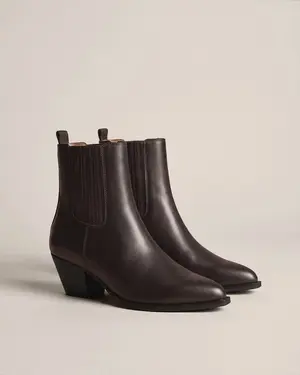 Quince Italian Leather Chelsea Boots - Coffee Bean