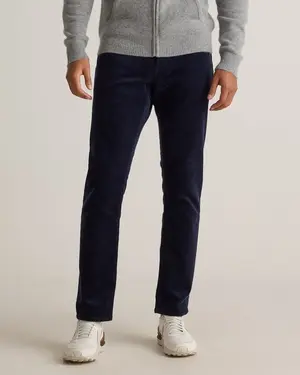 Quince Organic Stretch Corduroy Pants - Deep Navy