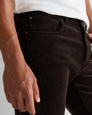 Quince Organic Stretch Corduroy 5-pocket Pants - Espresso