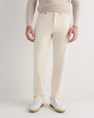 Quince Organic Stretch Corduroy Pants - Natural