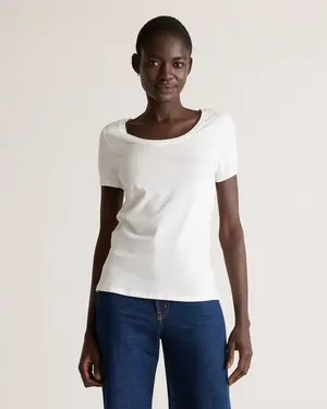 Quince Stretch T-shirts For Women