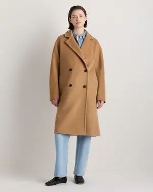 Quince Wool Cashmere Double-breasted Coat