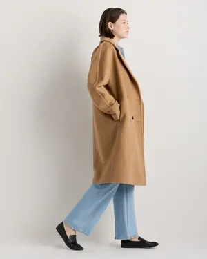 Quince Wool Cashmere Double-breasted Coat