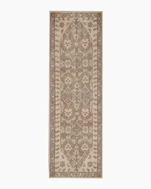 Quince Pierce Hand-knotted Wool Rug Beige