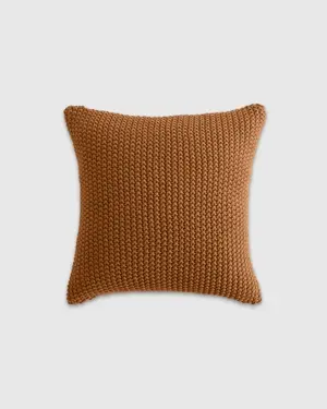 Quince Cotton Fisherman Pillow Cover Amber