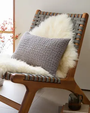 Quince Hand Stitched Pillow Cover