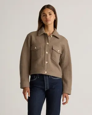 Quince Textured Jackets For Women