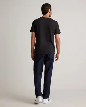 Quince Slub Pocket T-shirt - Bold Black