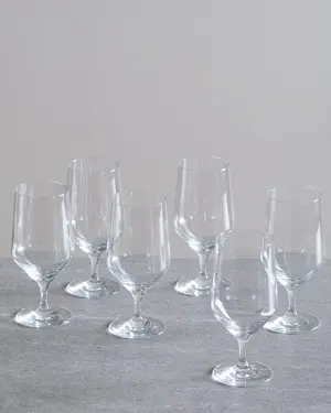 Quince Zwiesel Glas Pure Water Goblet, Set Of 6, Glass