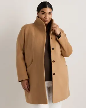 Quince Draped Coats For Women
