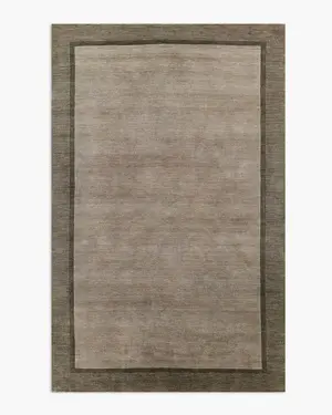 Quince Delaney Hand-loomed Wool Rug Grey