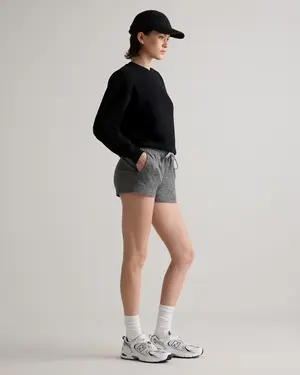 Quince Performance Shorts - Heather Grey