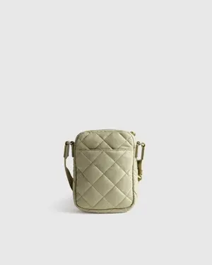 Quince Transit Phone Crossbody - Tea Green
