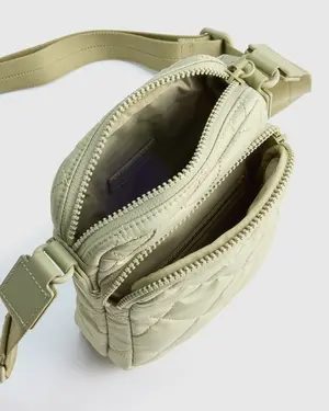 Quince Transit Phone Crossbody - Tea Green