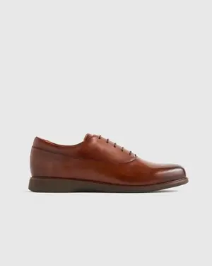 Quince Hybrid Crafted Leather Oxford - Brandy