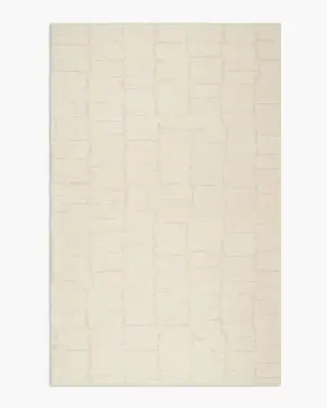 Quince Belen Hand-tufted Wool Rug Ivory