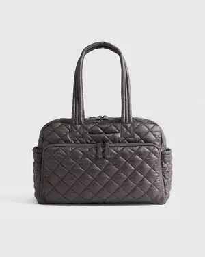 Quince Transit Quilted Duffle Bag - Charcoal
