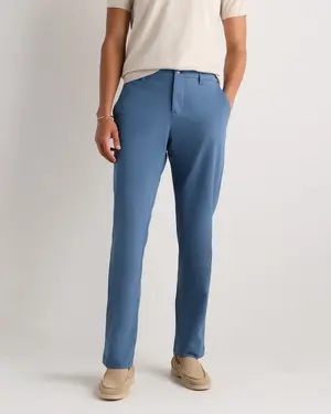 Quince Ultimate Commuter Pants - Riverside Blue