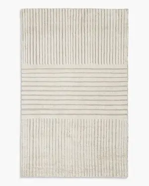 Quince Troy Hand-knotted Wool Rug - Ivory