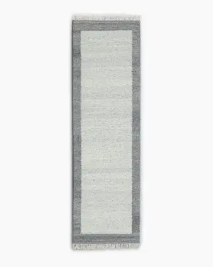 Quince Sahara Flatweave Wool Rug - Navy