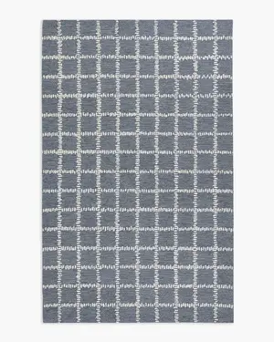 Quince Hollis Hand-tufted Wool Rug Blue