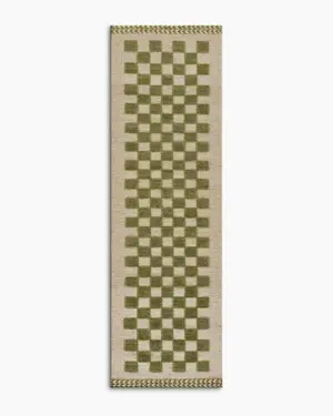 Quince Romy Handwoven Wool Rug - Green
