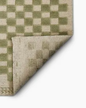 Quince Romy Handwoven Wool Rug - Green