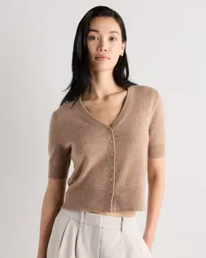 Quince Cashmere Cardigan - Oatmeal