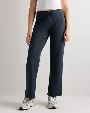 Quince Flowknit Wide Leg Pants - Heather Deep Navy