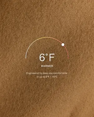 Quince Italian Wool Double-breasted Coat - Caramel