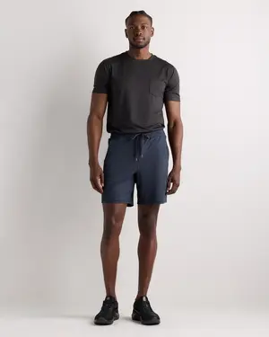 Quince Super Soft Performance Shorts - Heather Deep Navy