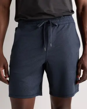 Quince Super Soft Performance Shorts - Heather Deep Navy