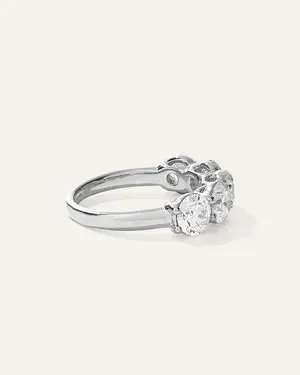 Quince Lab Grown Diamond Five Stone Band Ring - Platinum