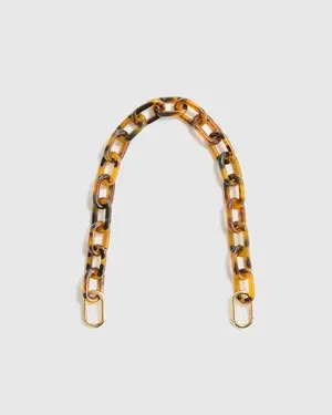 Quince Resin Shoulder Strap - Ginger Tortoise