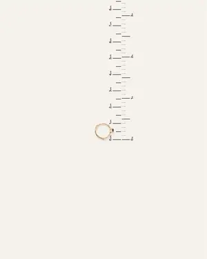 Quince 14k Gold Gemstone Mini Hoop Earring - White Sapphire