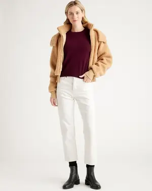 Quince Hooded Sherpa Jacket