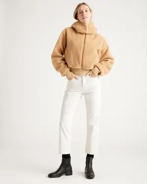 Quince Hooded Sherpa Jacket