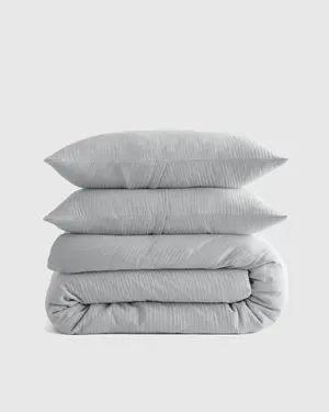 Quince Gauze Duvet Cover Set Mist