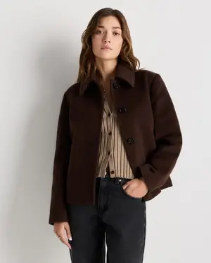 Quince Collared Coats For Women