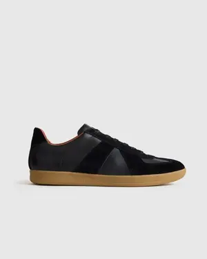 Quince Italian Leather & Suede Trainer