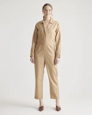 Cotton Linen Sleeve Long Jumpsuits