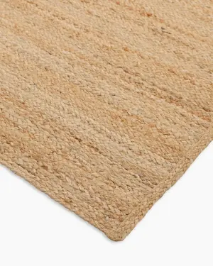 Quince Sol Hand-braided Jute Rug - Natural