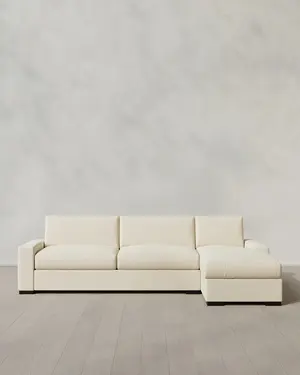 Quince Stillman Chaise Sectional Sofa - Ivory