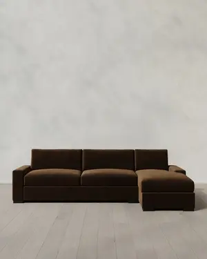 Quince Stillman Chaise Sectional Sofa - Java