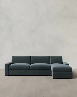 Quince Stillman Chaise Sectional Sofa Pine
