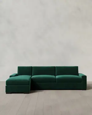 Quince Stillman Chaise Sectional Sofa Spruce
