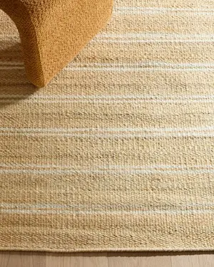 Quince Rain Handwoven Jute Rug - Natural