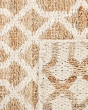 Quince Birch Handwoven Jute-blend Rug - Ivory