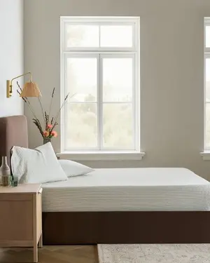 Quince European Linen Fitted Sheet Set - Willowleaf/white Stripe